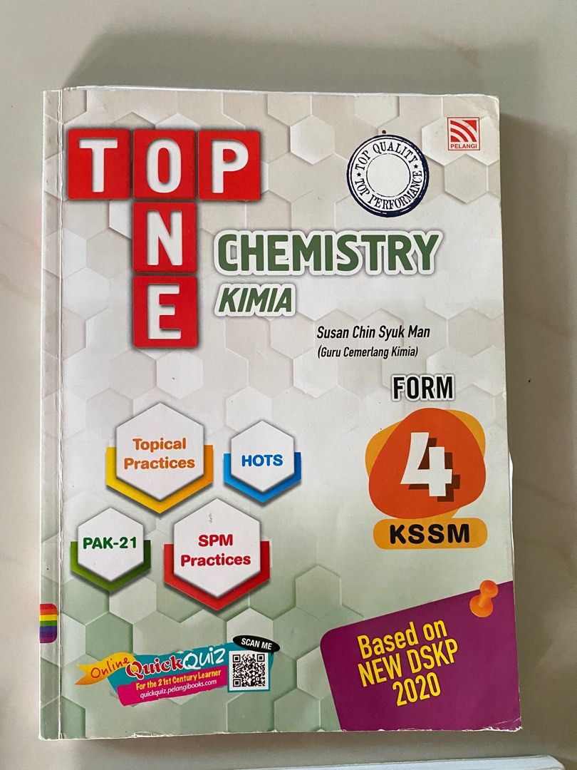 Form 4 KSSM CHEMISTRY Workbooks WITH ANSWERS, Hobbies & Toys, Books ...