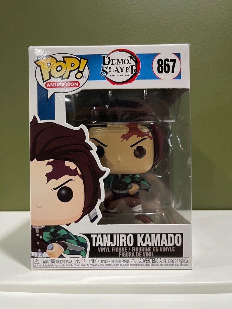 Funko Pop! - Animation: Demon Slayer (Kimetsu No Yaiba) #867 Tanjiro ...