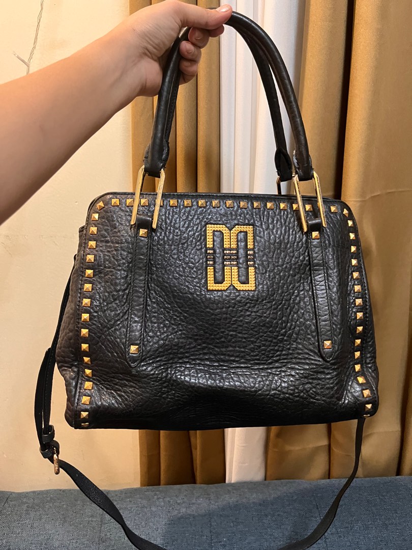 Genuine Leather Daks Black Two Way Bag, Women's Fashion, Bags & Wallets, Cross-body Bags on ...