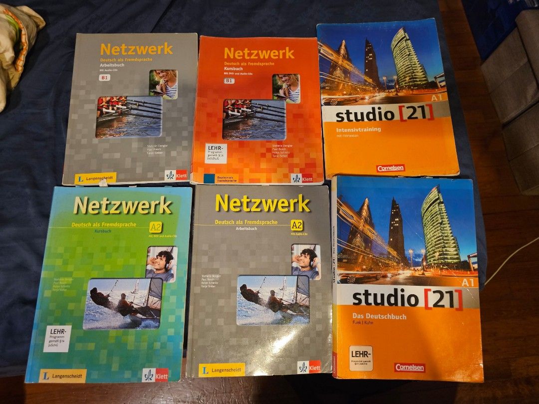 German Language Textbooks and Workbooks - A1, A2 and B1, Everything ...