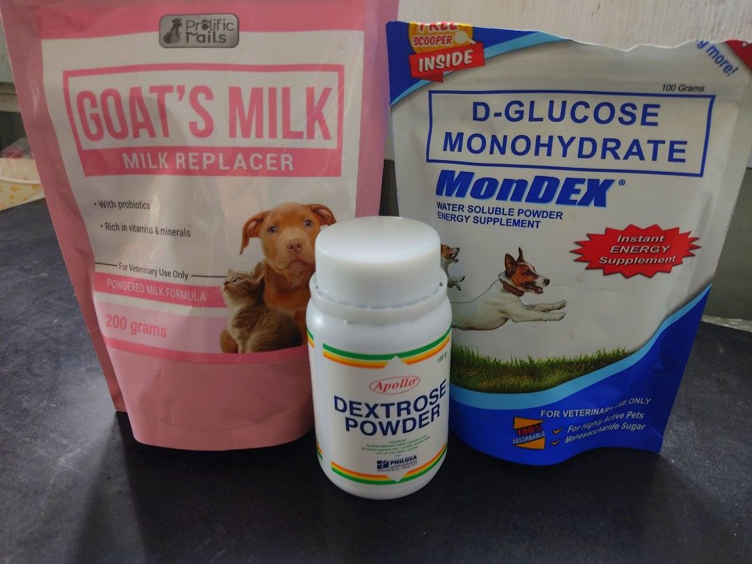 Goat's milk, dextrose, multivitamins, Pet Supplies, Pet Food on Carousell