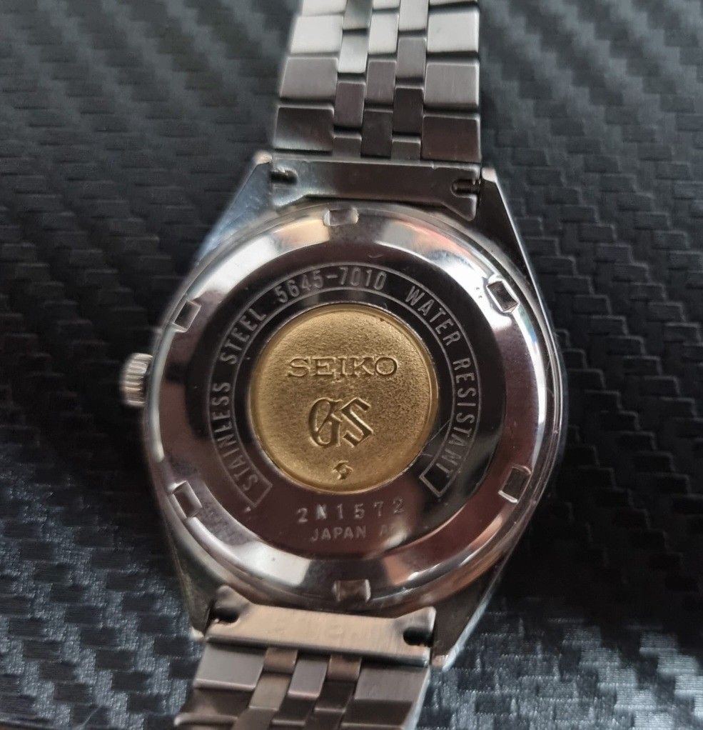 (GRAND SEIKO ) GS 36mm automatic with original steel bracelet - 56GS 5645 7010 - hi beat, Luxury ...