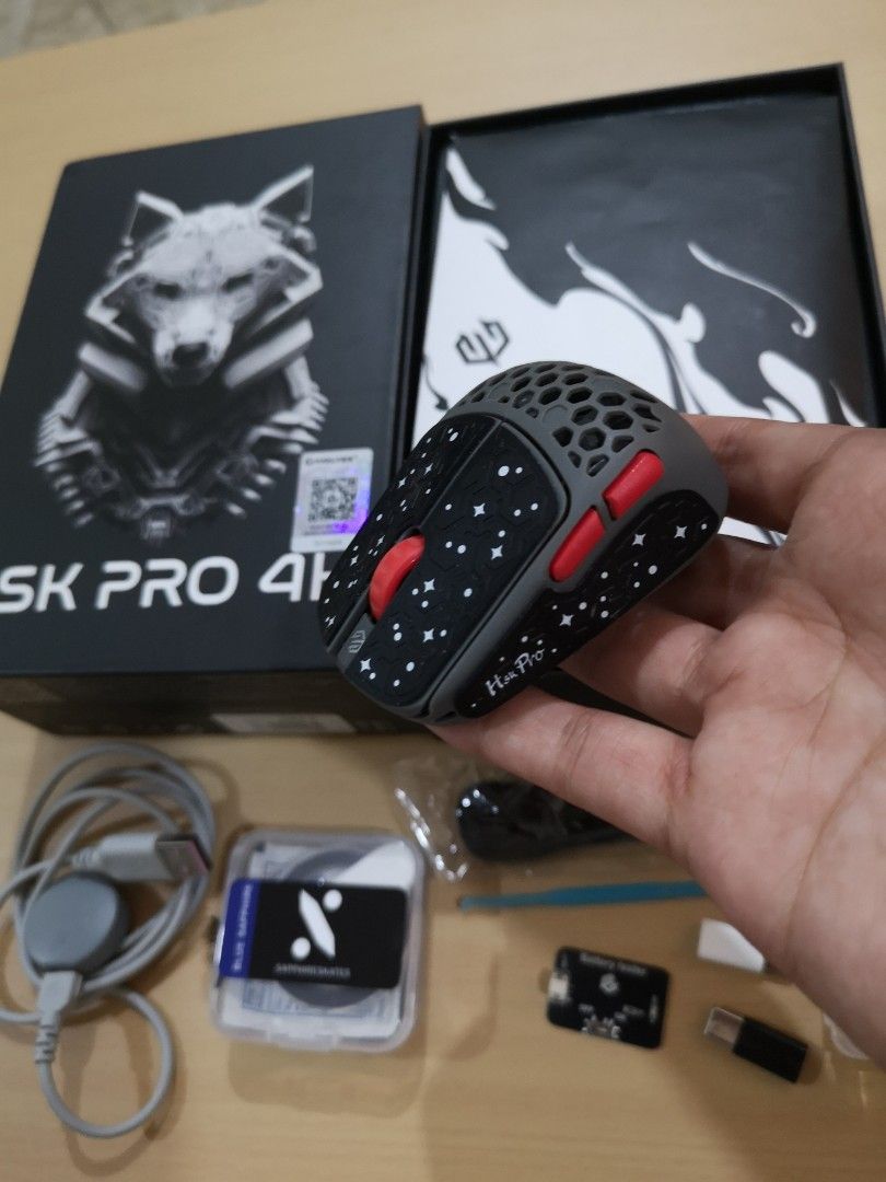 G-Wolves HSK PRO 4K Ultra Light Gaming mouse, Computers & Tech, Parts ...