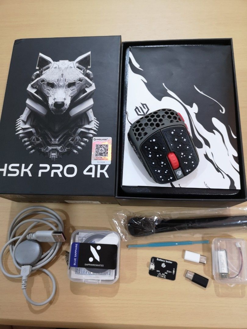G-Wolves HSK PRO 4K Ultra Light Gaming mouse, Computers & Tech, Parts ...