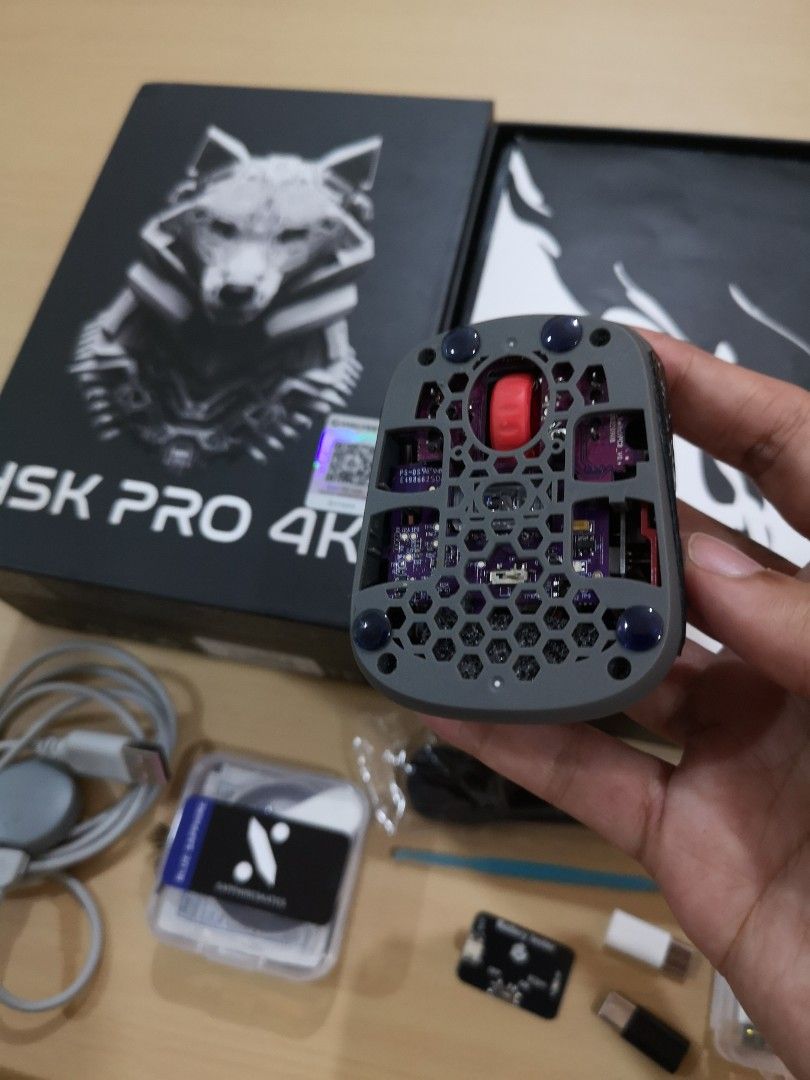 G-Wolves HSK PRO 4K Ultra Light Gaming mouse, Computers & Tech, Parts ...