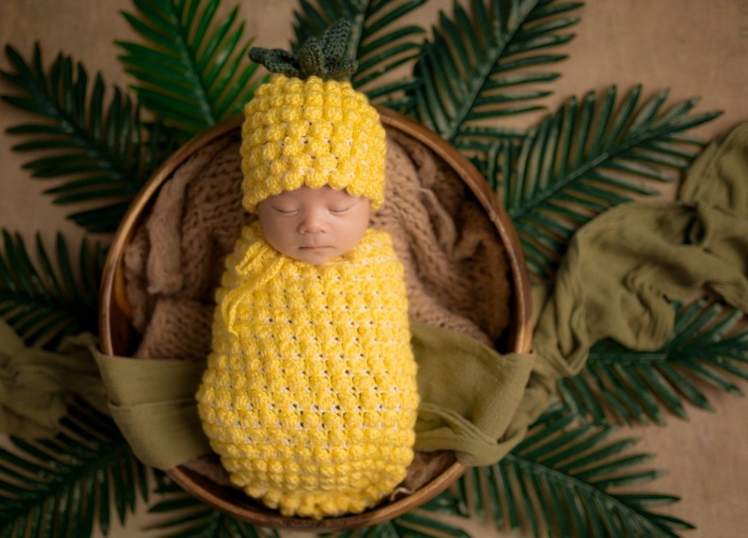 Handmade baby pineapple costume, Babies & Kids, Babies & Kids Fashion on Carousell