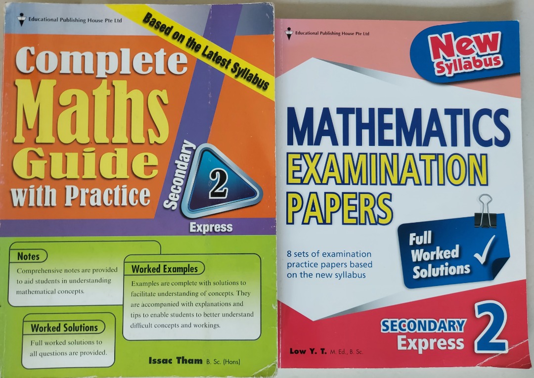 *HEAVILY USED* Sec 2 Express Mathematics Assessment Books Bundle ...