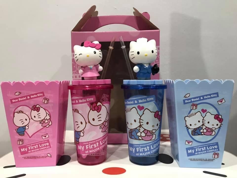 Hello Kitty & Daniel Limited Cup n Popcorn Buckets, Furniture & Home ...
