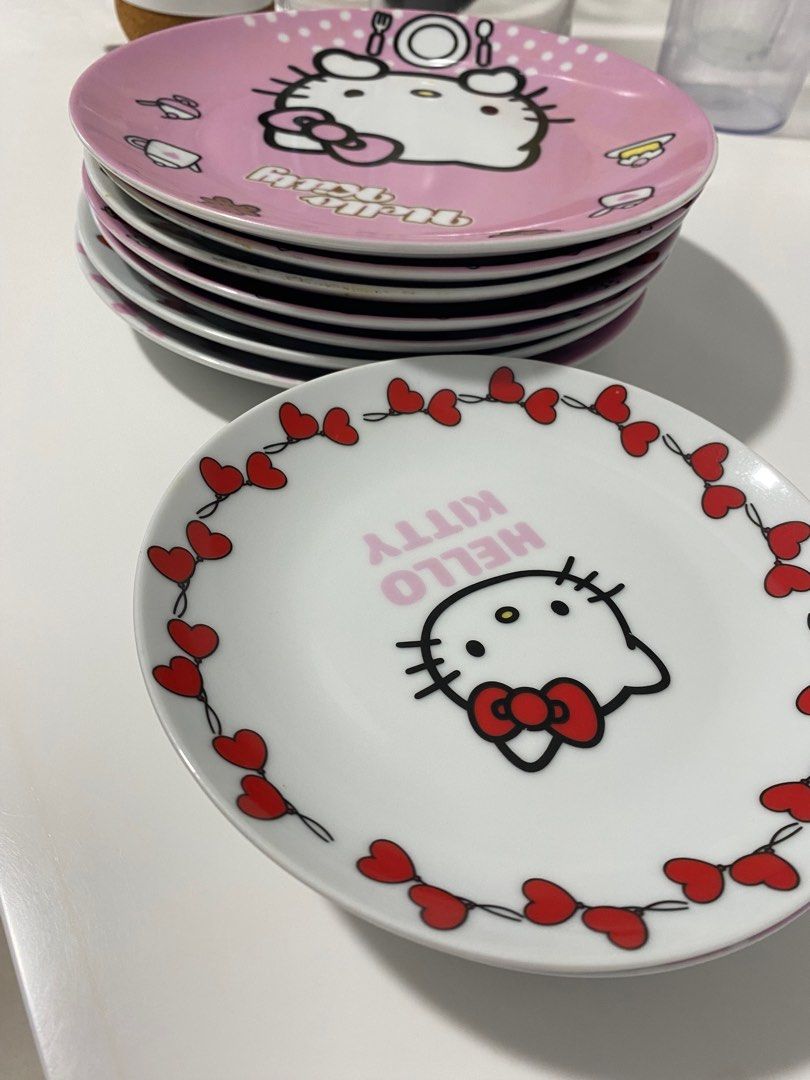 Hello Kitty Plate, Furniture & Home Living, Kitchenware & Tableware ...
