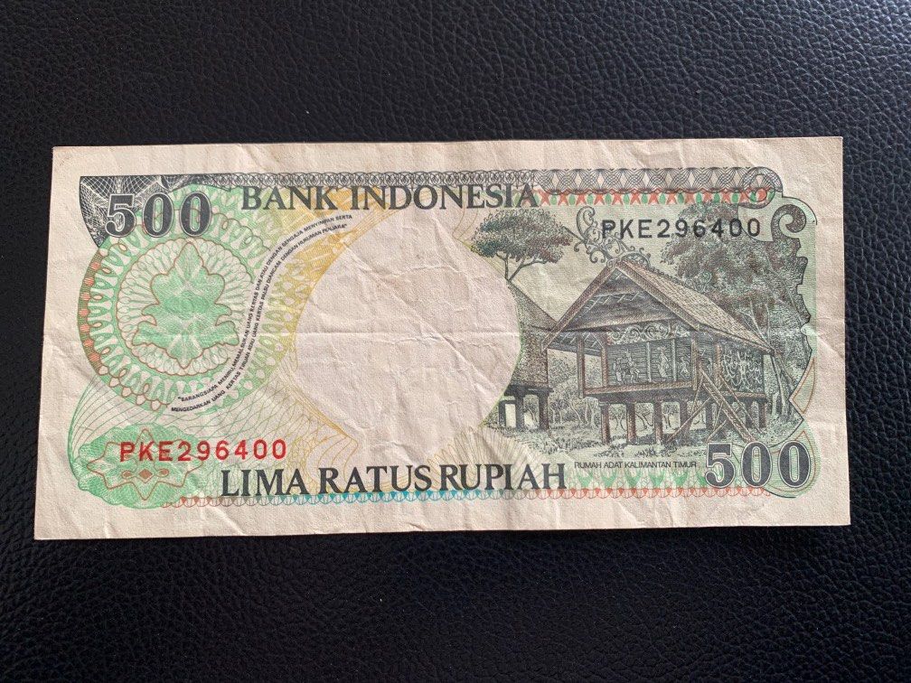 Indonesia 500 Rupiah 1992 Banknote, Hobbies & Toys, Collectibles ...