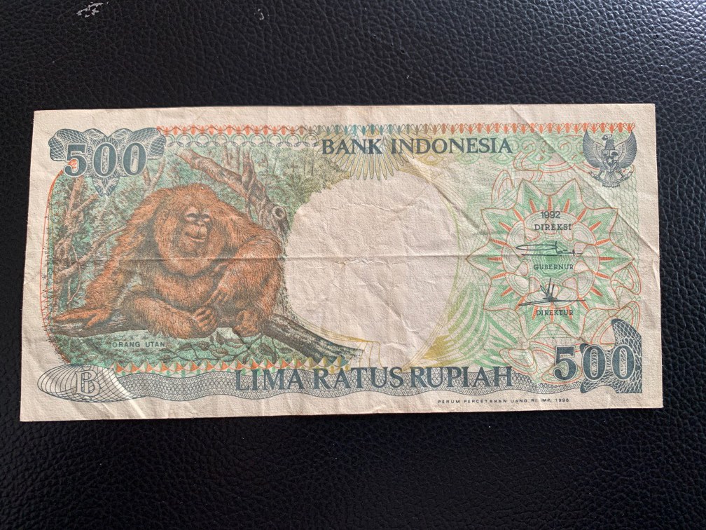 Indonesia 500 Rupiah 1992 Banknote, Hobbies & Toys, Collectibles ...