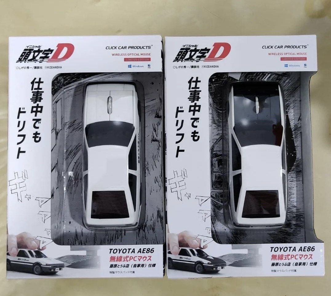 Initial D Toyota AE86 Trueno Wireless Mouse, Computers & Tech, Parts ...