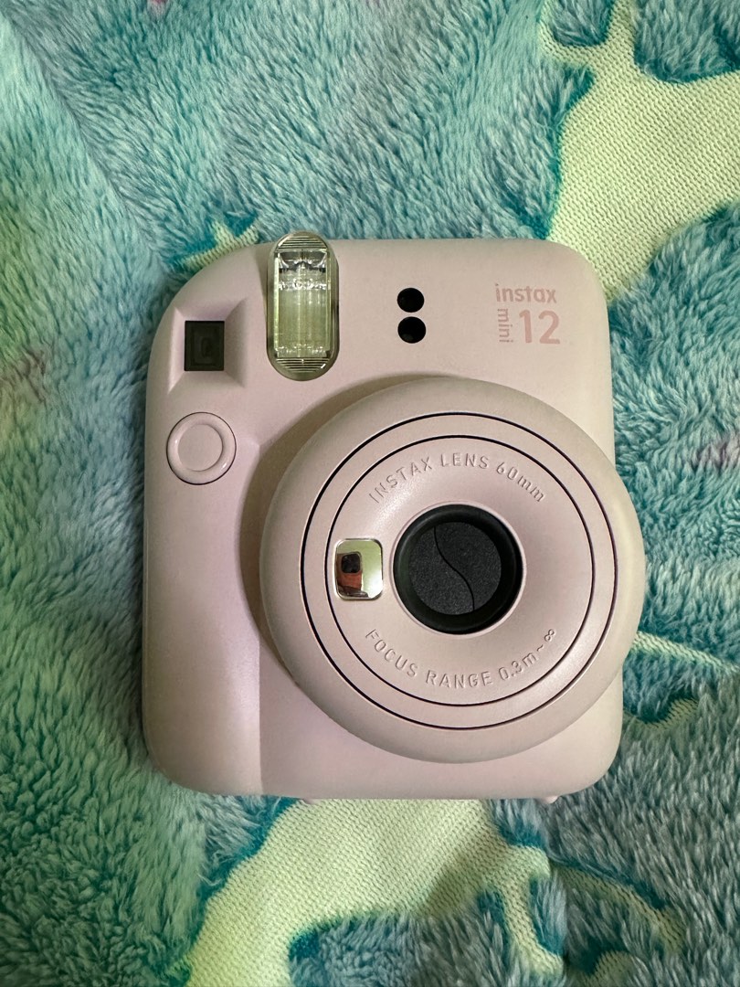 Instax Mini 12 Blush Pink with 5 shots + 1 pack free film (10 shots ...