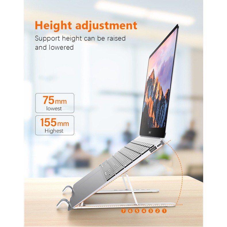 [In-Stock] Laptop Stand Lifting and Foldable Portable Desktop Stand ...