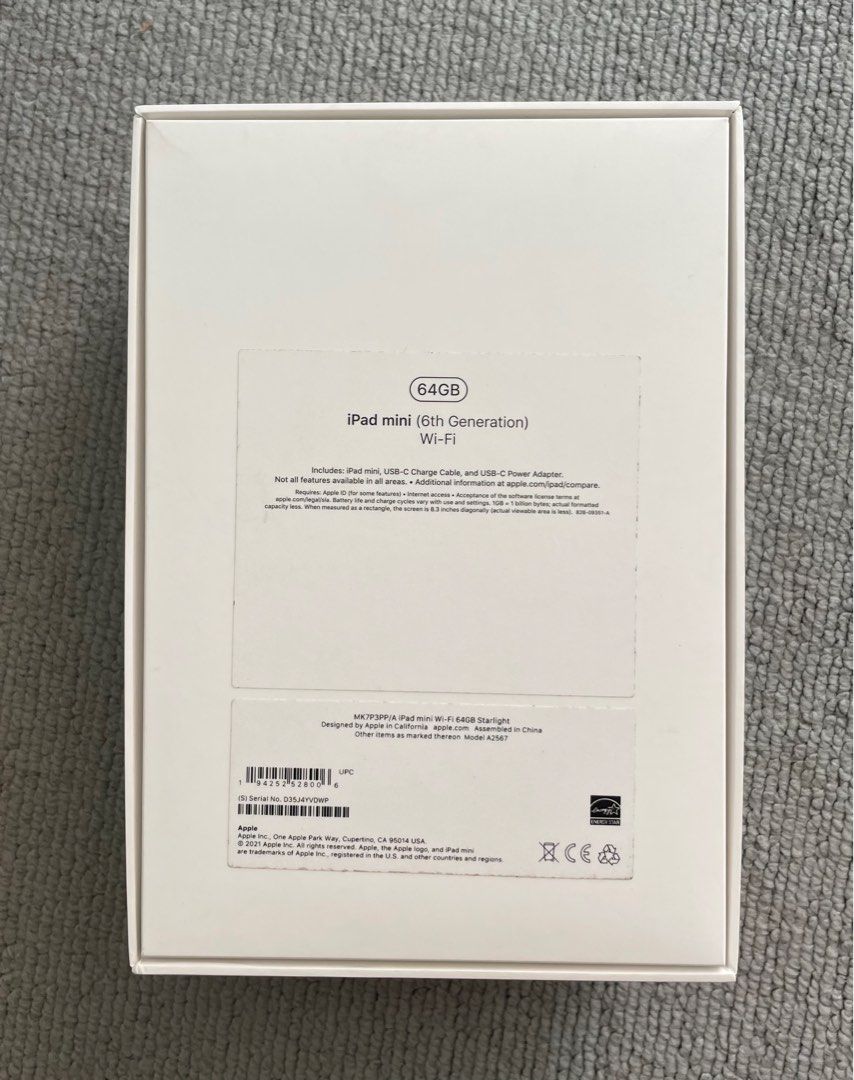 ipad mini 6 box