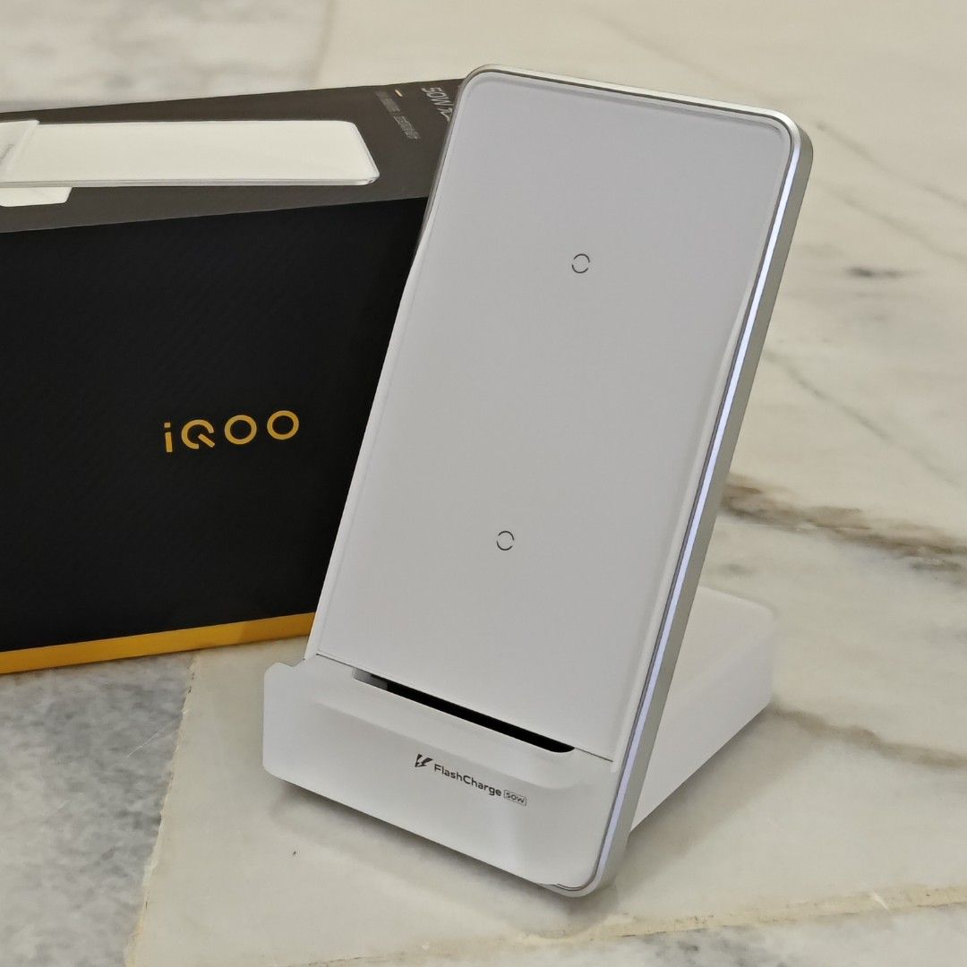 (Original) iQOO 50W Wireless Flash Charger, Mobile Phones & Gadgets ...