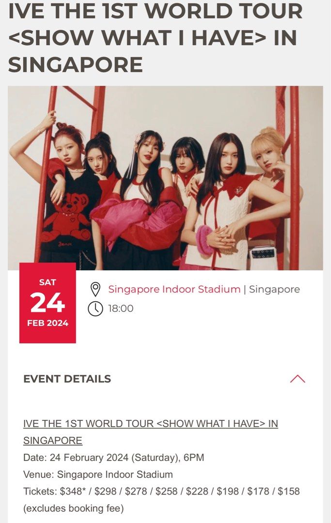 IVE SHOW WHAT I HAVE WORLD TOUR SG, Hobbies & Toys, Memorabilia & Collectibles, K-Wave on Carousell
