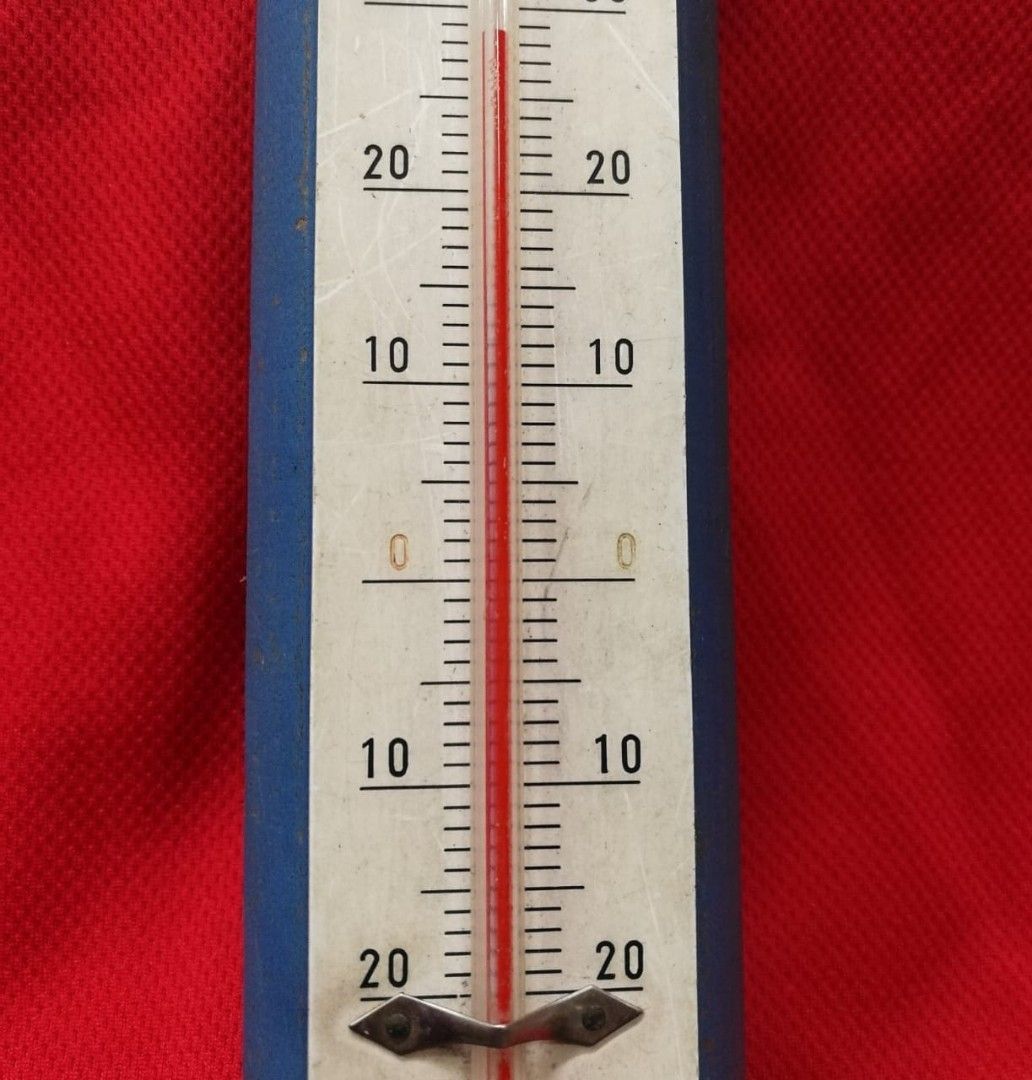 Japanese Keiryoki SATO Wall hanging wooden base Thermometer, Hobbies ...