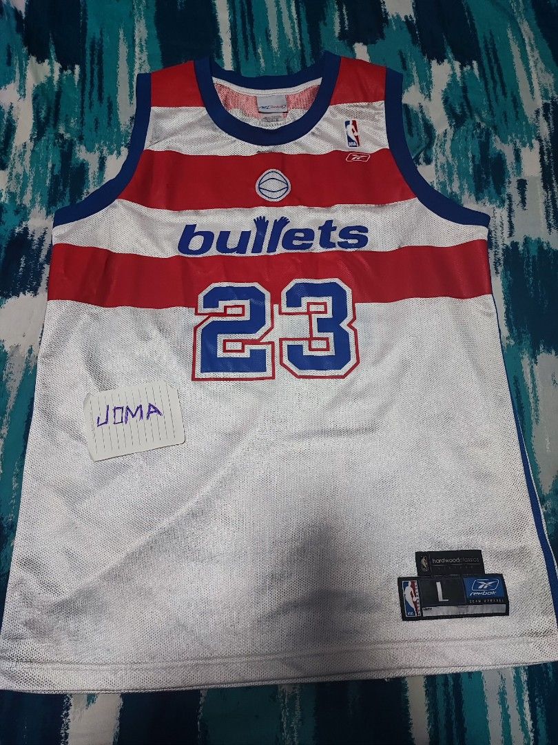 Jordan Bullets Reebok Jersey, Men's Fashion, Activewear on Carousell