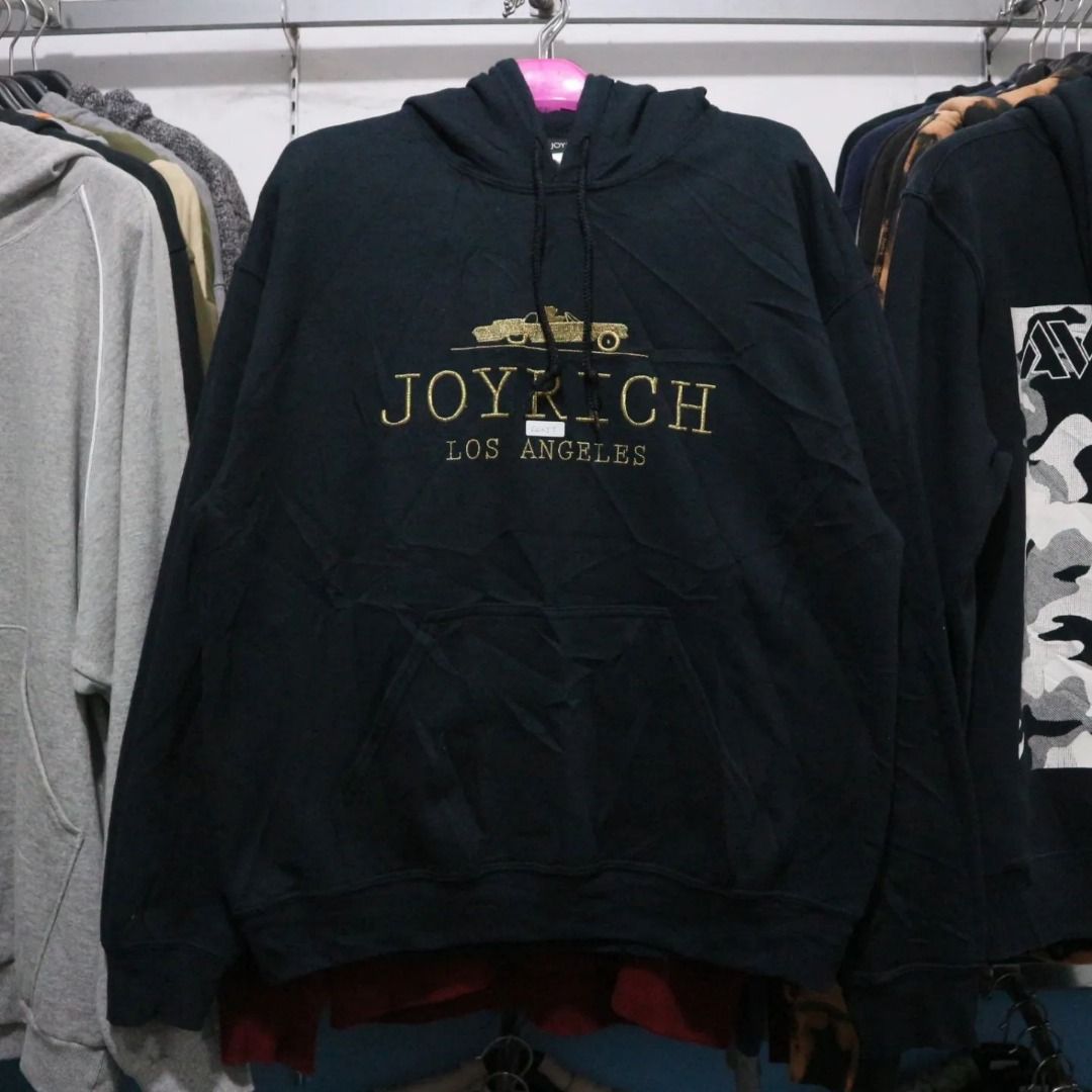 Joyrich Iconic Logo Hoodie, Fesyen Pria, Pakaian , Atasan di Carousell