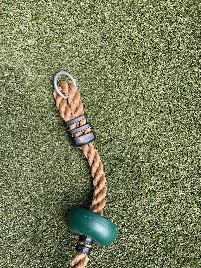 Juegoal Climbing Rope Swing with Platform and Disc Swing Set Rope ...