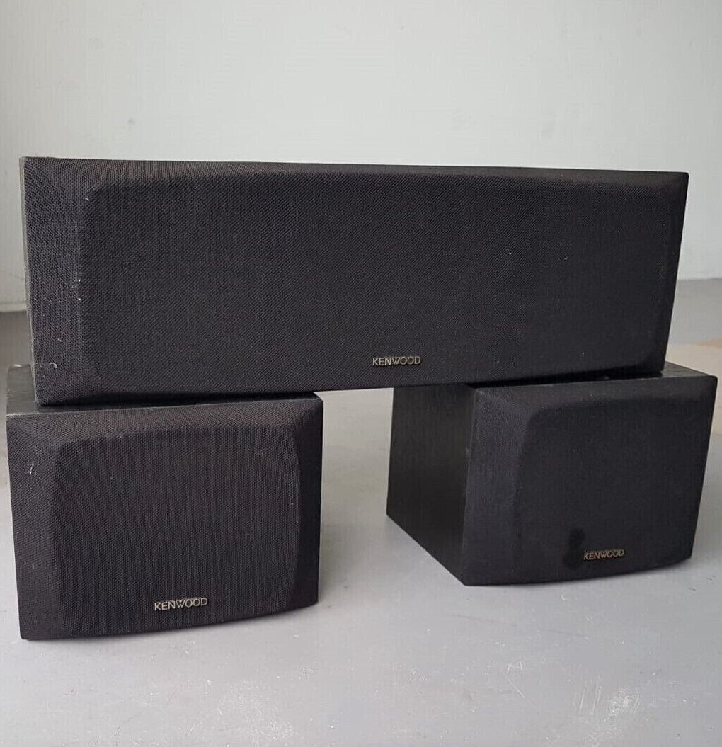 Kenwood Sound System, Professional set of 3 Speakers, 120 Watts, Model ...