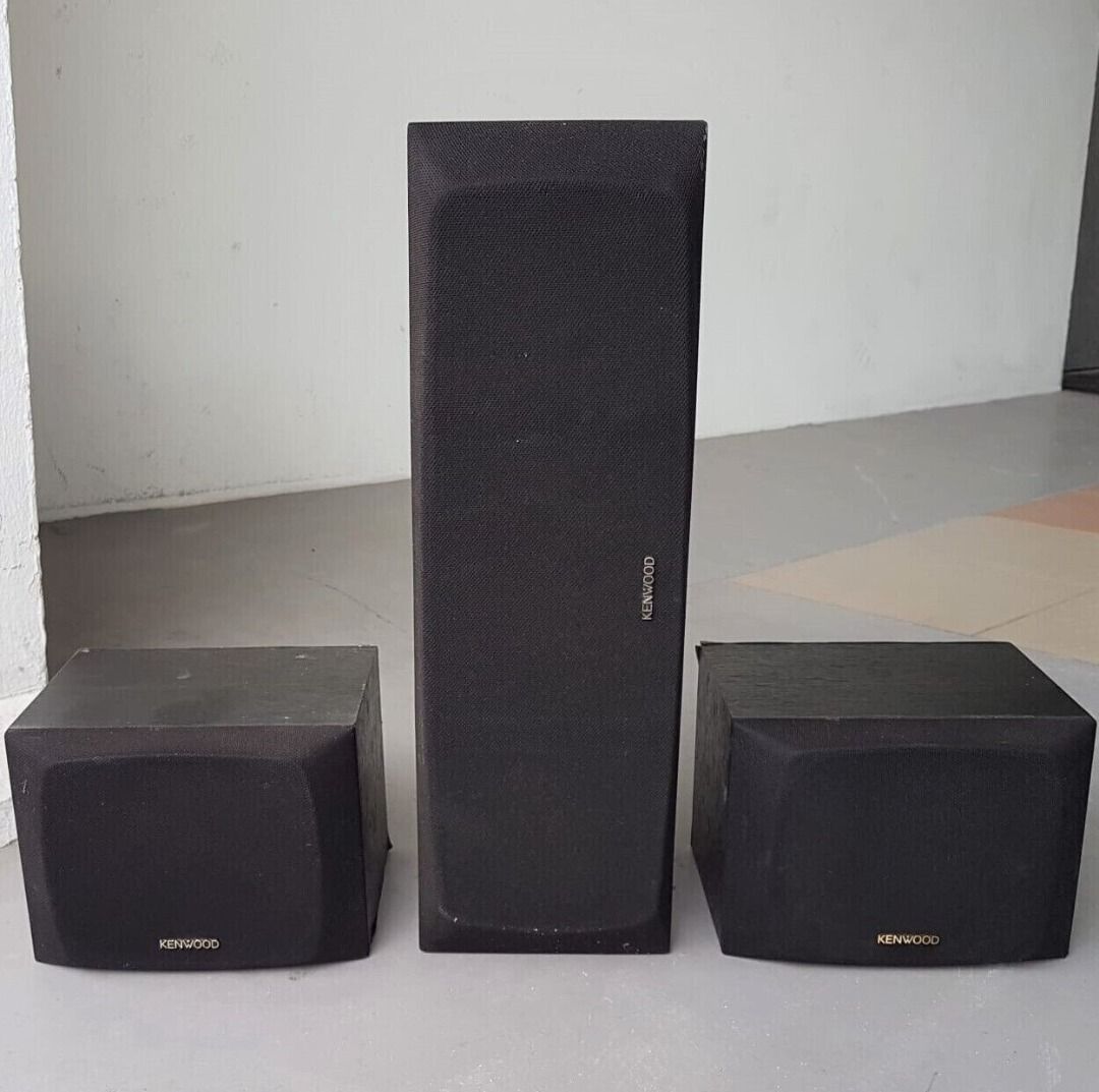 Kenwood Sound System, Professional set of 3 Speakers, 120 Watts, Model ...