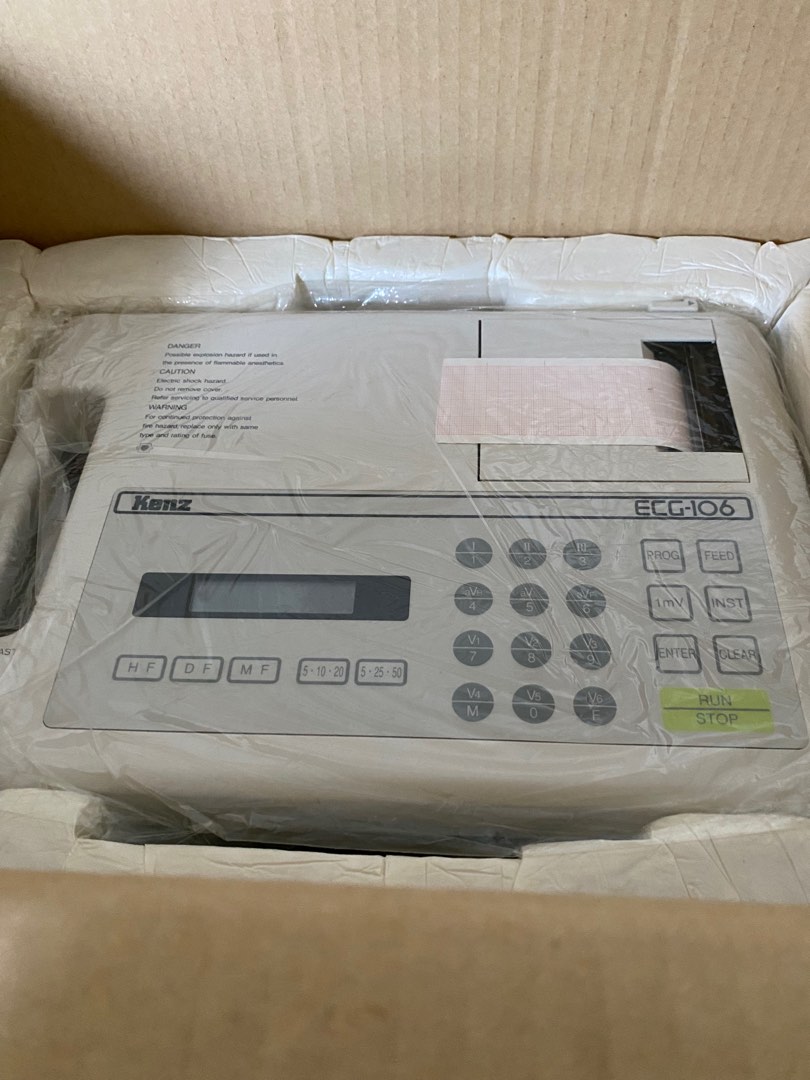Kenz ECG 106 Machine, Health & Nutrition, Medical Supplies & Tools on ...