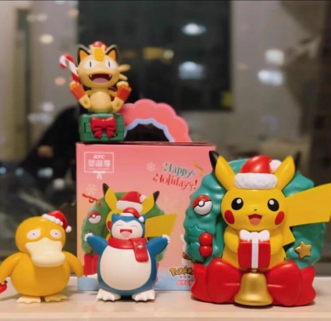 KFC pokemon christmas 2023, Hobbies & Toys, Toys & Games on Carousell