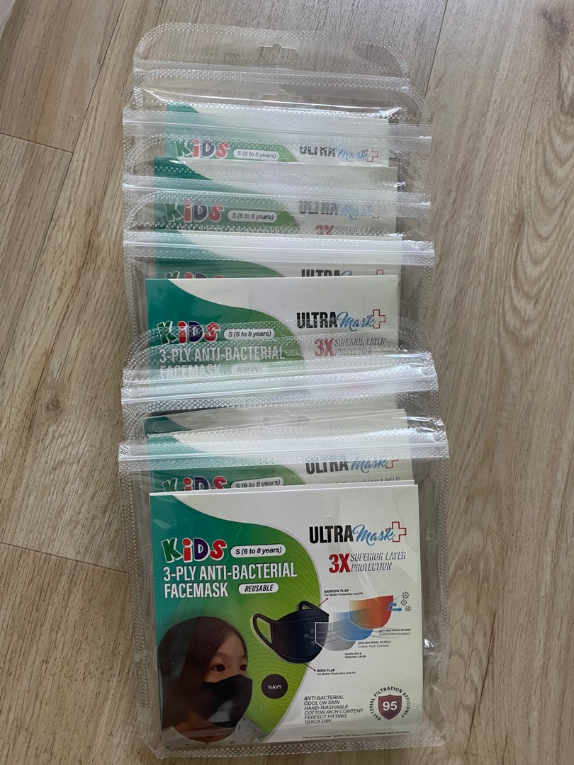 Kids cloth mask, Health & Nutrition, Face Masks & Face Shields on Carousell