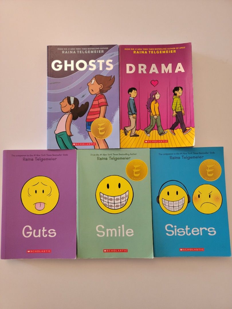 Guts, Smile, Sisters, Ghost and Drama, by Raina Teglemeier, 興趣及遊戲, 書本 ...