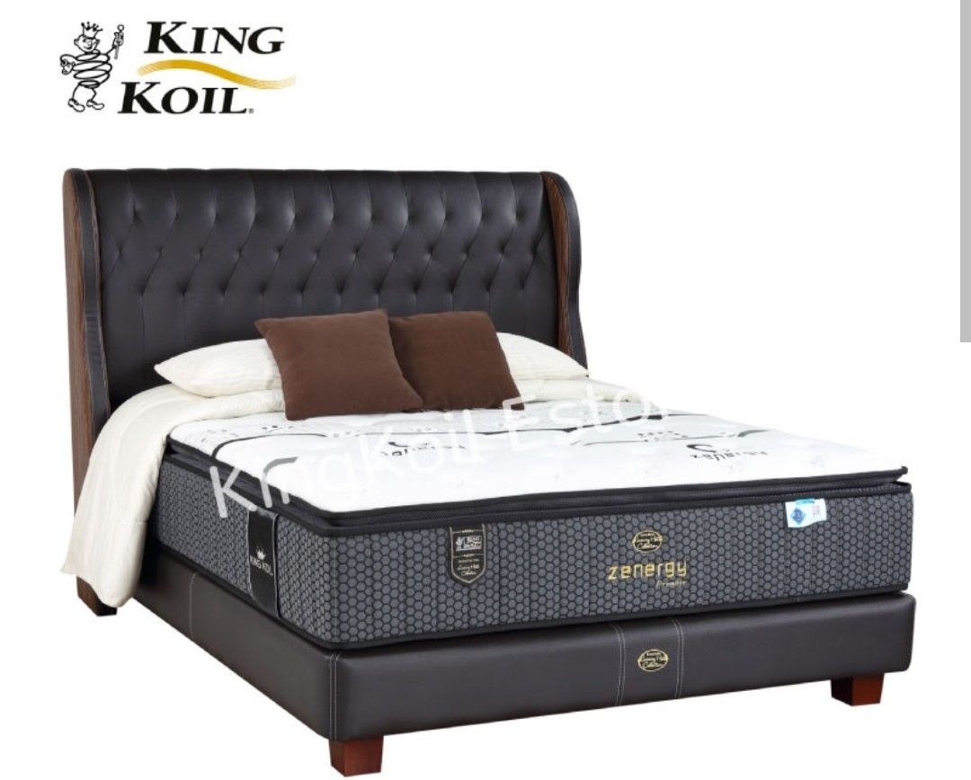 King Koil Zenergy Storage bed, Furniture & Home Living, Furniture, Bed ...
