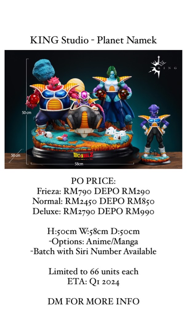 KING Studio - Planet Namek, Hobbies & Toys, Toys & Games on Carousell
