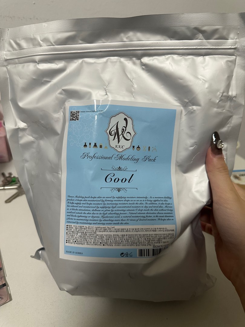 Korean Facial Rubber Modeling (Powder) Mask Pack (Vitamin, Cooling ...