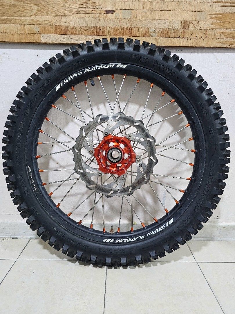 Ktm SM Pro Platinum 3 full set fron & rear tyres, Motorcycles ...