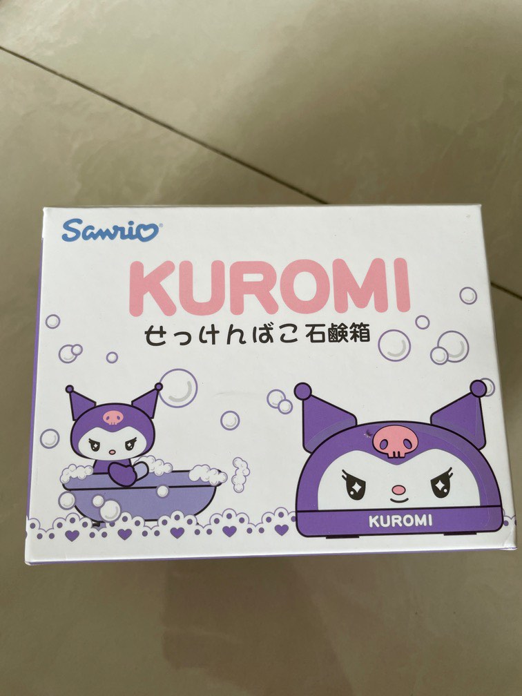 Kuromi soap container sanrio, Furniture & Home Living, Bathroom ...