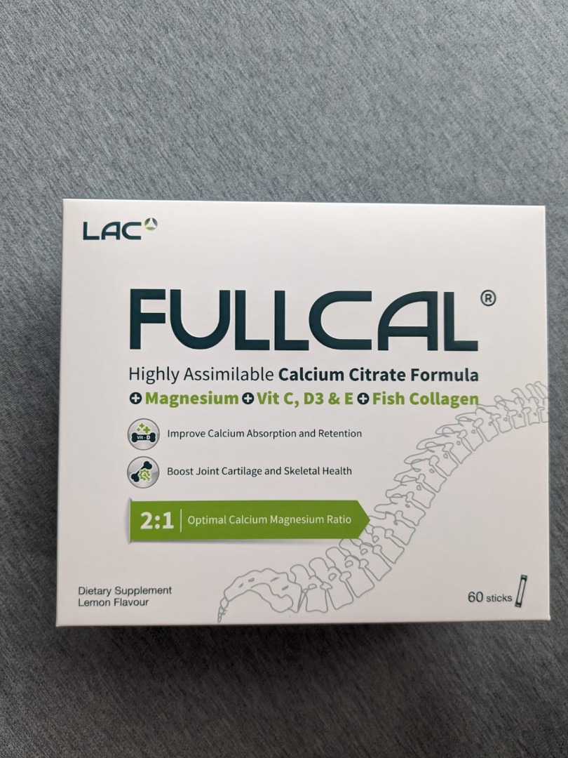 LAC FullCal - Highly Assimilable Calcium Citrate Formula (Exp 11/2024 ...