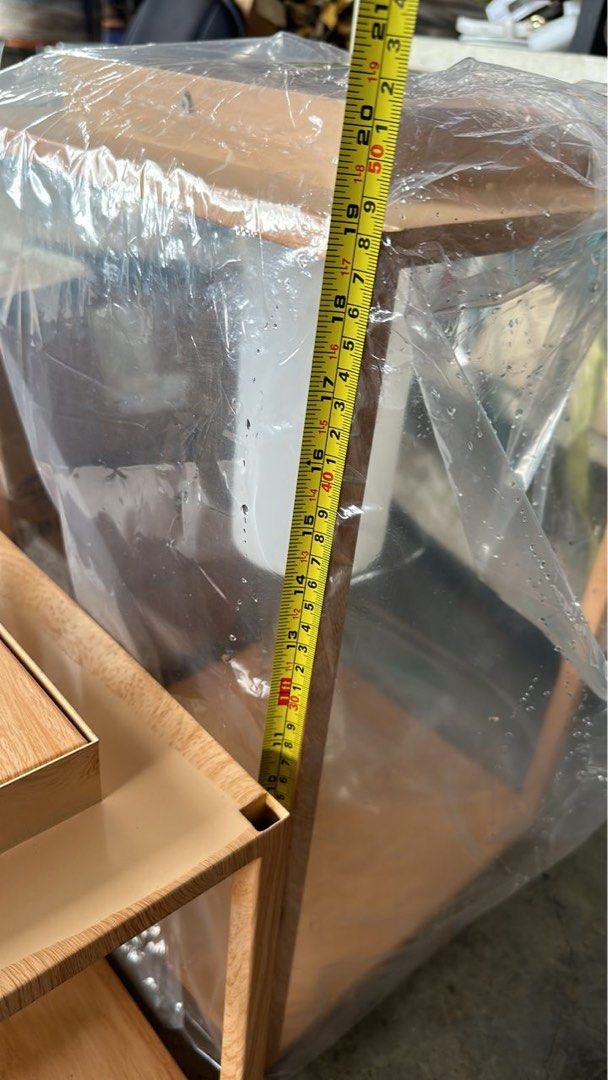 Lampu hiasan frame besi corak kayu, Furniture & Home Living, Lighting ...