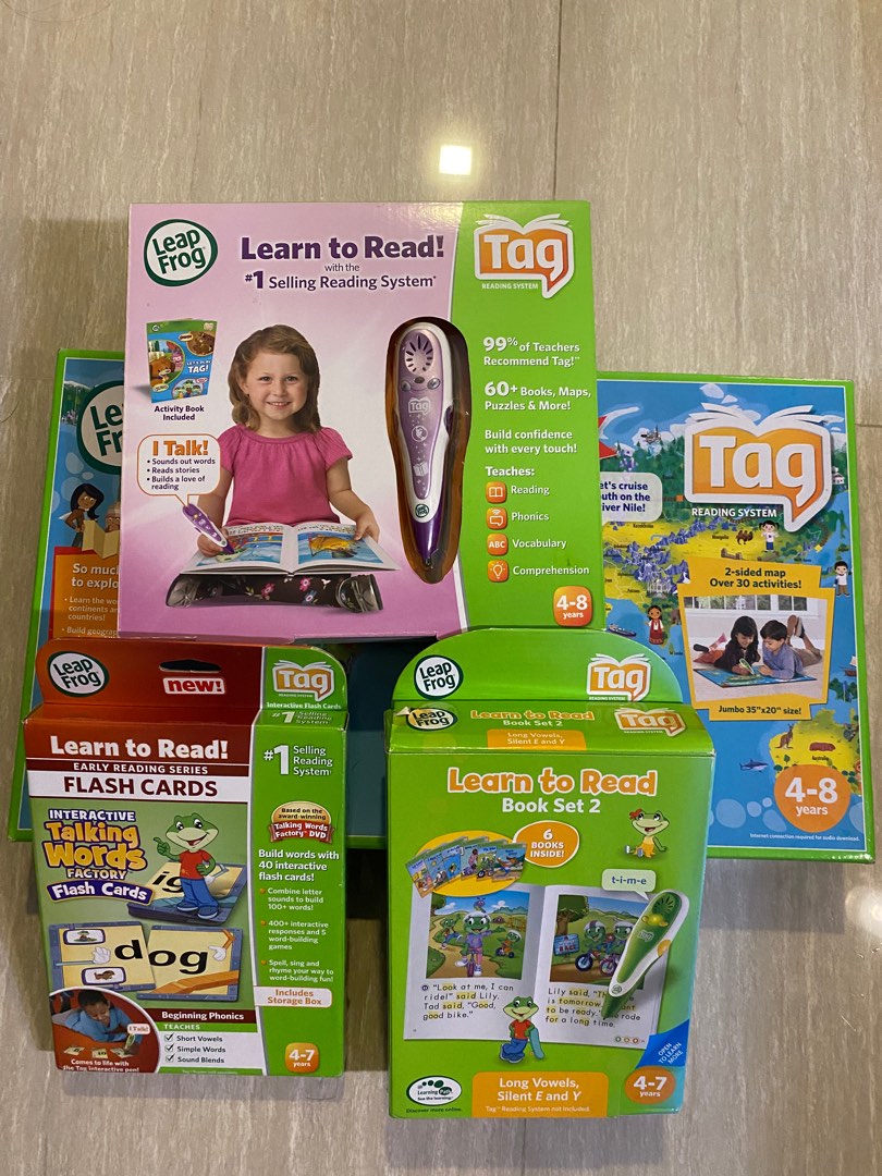 Leapfrog Learn to Read! Tag Reading System, Hobbies & Toys, Toys ...