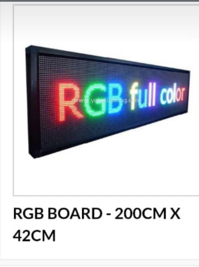 LED LIGHTBOX SIGNAGE (RUNNING LETTERS). Various size Available, Food ...