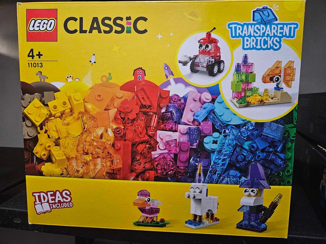 Lego Classic Creative Transparent Bricks (11013) - 500 pieces, Hobbies ...