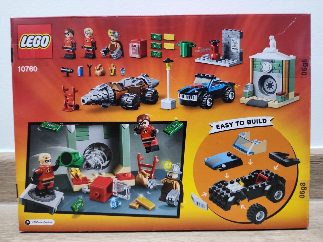 Lego Incredibles2 10760 - Underminer Bank Heist, Hobbies & Toys, Toys ...
