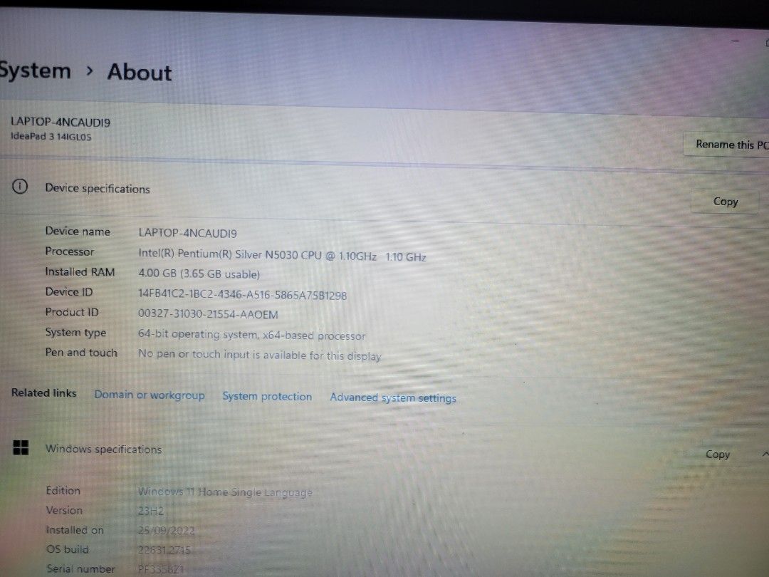 Lenovo Ideapad Laptop For Sale Computers Tech Laptops Notebooks On Carousell