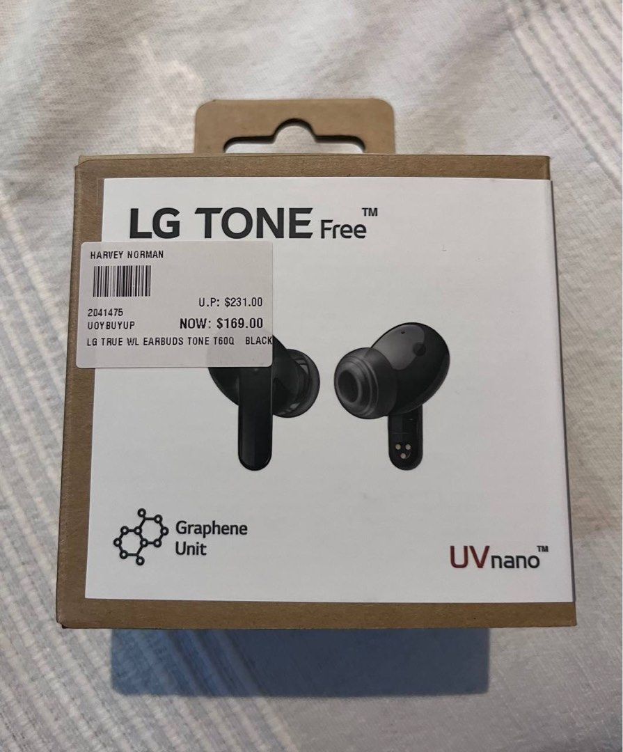 LG EARBUDS TONE-T60Q BLACK, Audio, Earphones on Carousell