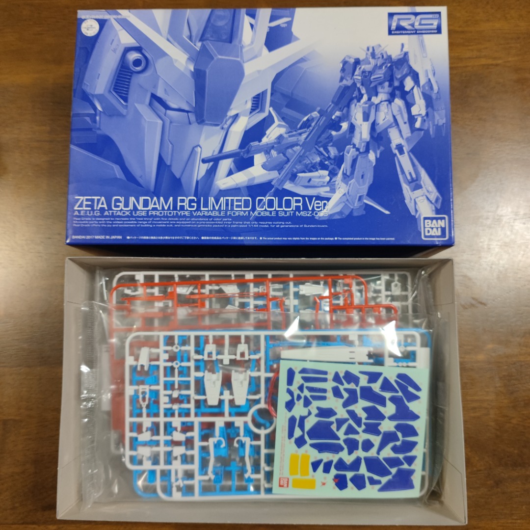 LIMITED RG ZETA GUNDAM RG LIMITED COLOR VER, Hobbies & Toys, Toys ...