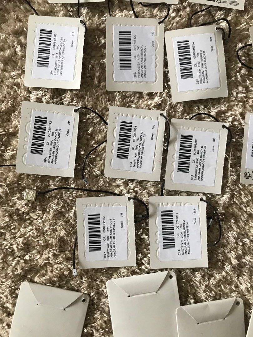 LOEWE TAG BRAND LABEL CARD BOOKLET NEW AUTHENTIC HARGA SATUAN YA PILIH ...