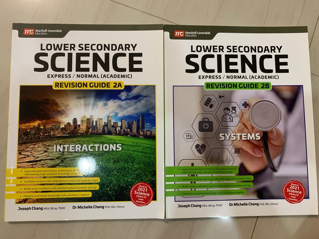 Lower Secondary Science Revision Guide 2A & B, Hobbies & Toys, Books ...