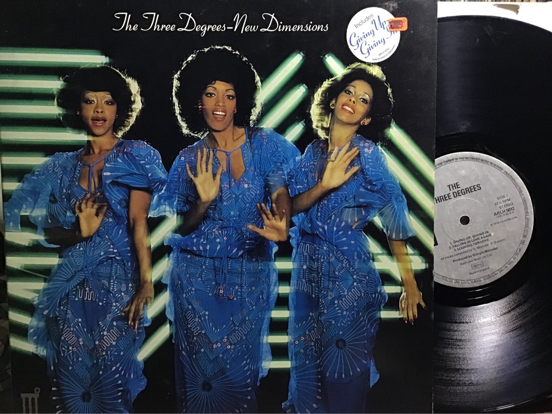 LP The Three Degrees - New Dimensions OOP VINYL RECORD Anubis Piring ...