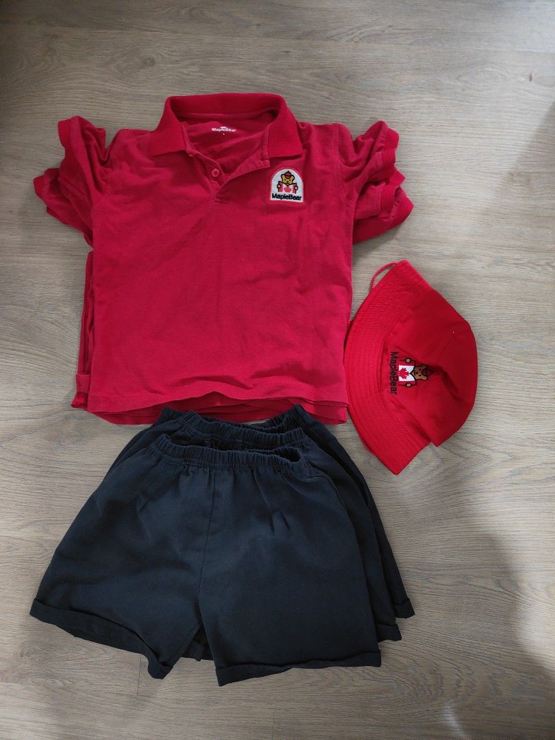 Maple bear uniform, Babies & Kids, Babies & Kids Fashion on Carousell