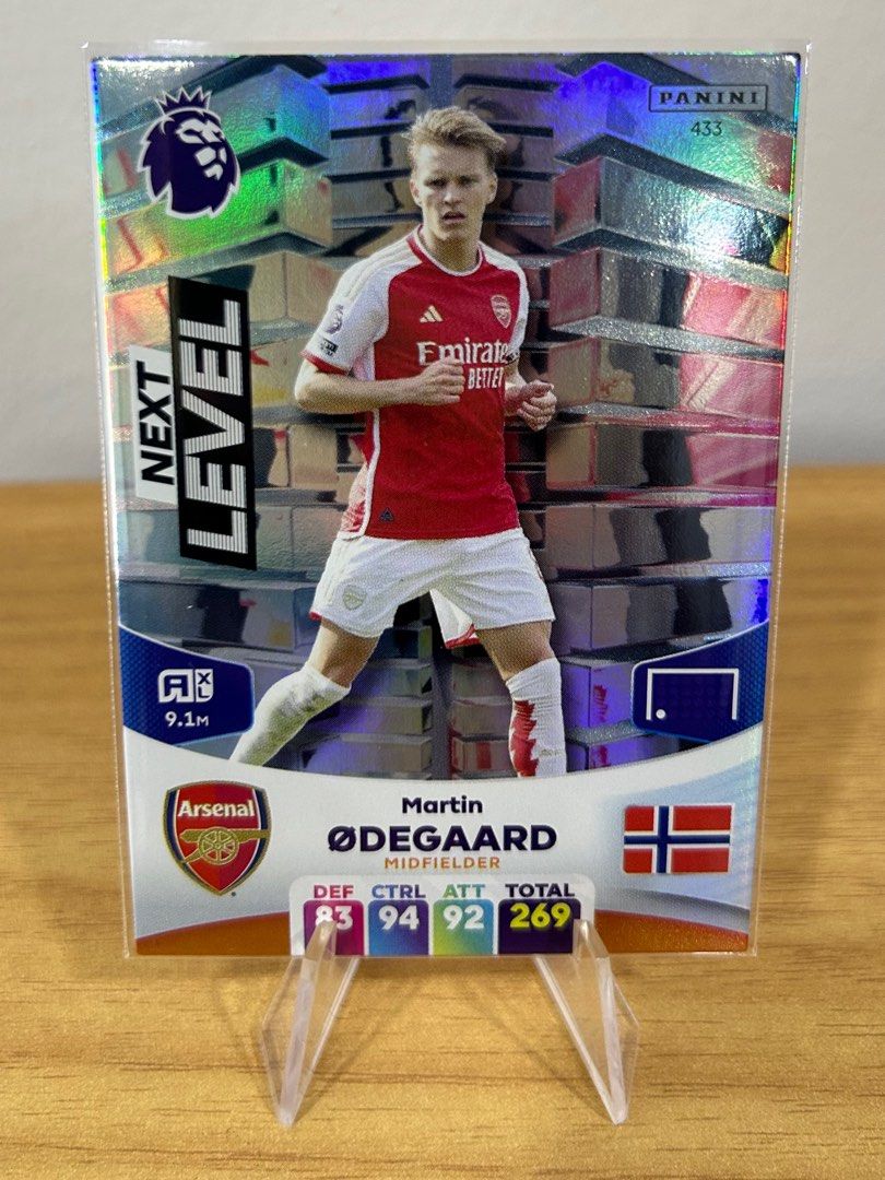 Martin Odegaard Arsenal Panini Adrenalyn XL Premier League 2023/24 Next ...